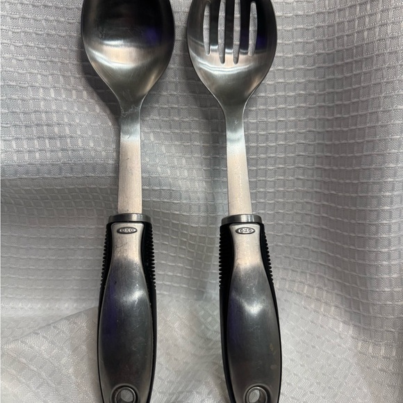 Oxo | Kitchen | Oxo Black And Silver Kitchen Utensils | Poshmark